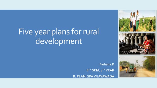 Intensive Agricultural District Programme | PPTX
