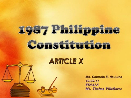 The philippine constitutional commissions | PPTX | Law