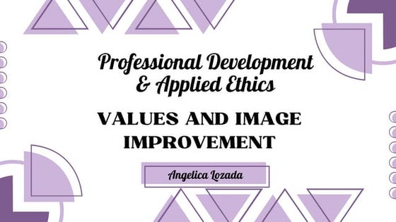 Lesson 1 Introduction to Professional Development and Applied Ethics | PPT