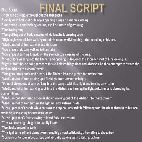 Final script | PPTX