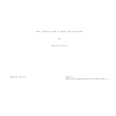 Final Script Draft 3 | DOCX