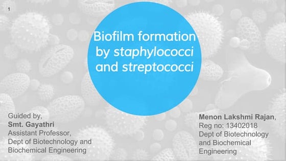 Microbial biofilm | PPTX