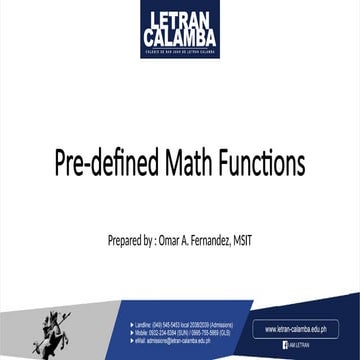 Finals Lesson 2 Pre defined Math Functions.pptx