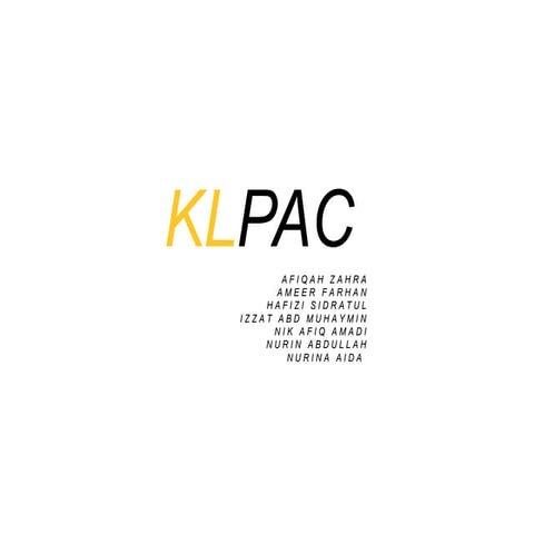Building Science 2 - Acoustic Design Case Study (Pentas 1, KLPAC) | PPTX