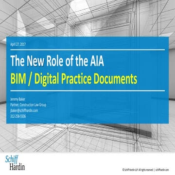 The NEW Role of the AIA's Digital Practice Documents | PPT