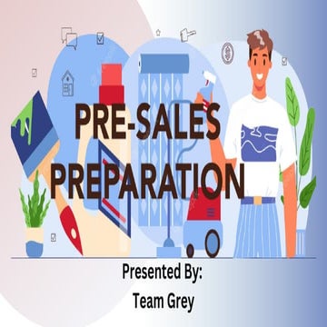 Pre sale Preparation | PDF