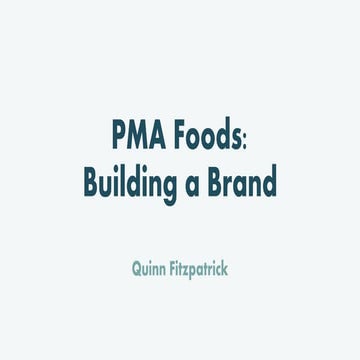 The first twelve weeks of Assistant Brand Manager | PDF