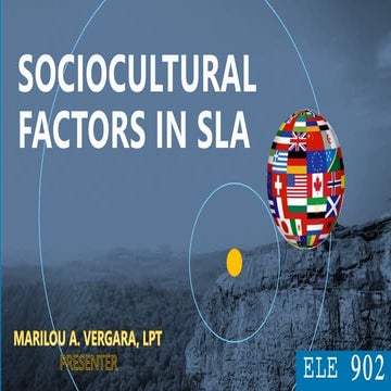 Sociocultural factors | PPT