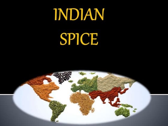 Classification of Spices and flavours Technology ppt | PPT