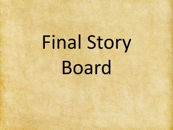 Story boarding | DOCX