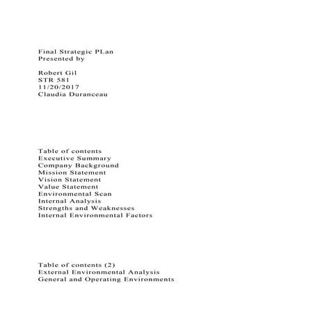 Final Strategic PLanPresented by Robert GilSTR 581112.docx