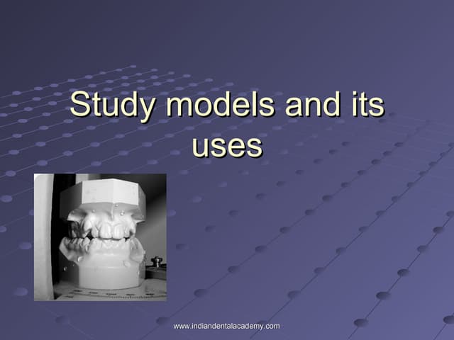 BASING AND TRIMMING OF ORTHODONTIC MODELS | ODP