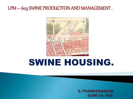 Different types of housing of animals | PPT