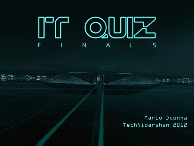 Tcs It Wiz 2009 Finals With Answers | PDF