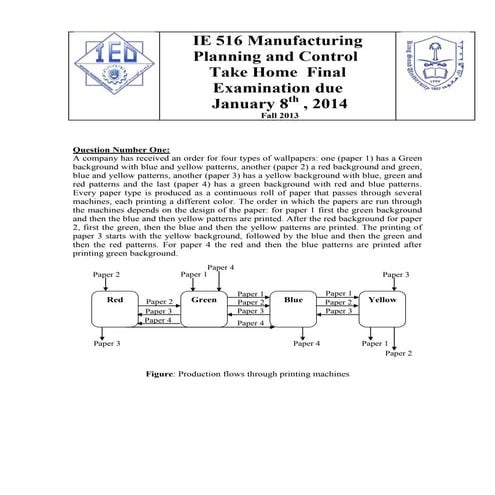 Final take home exam | PDF
