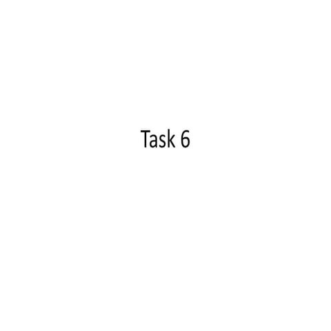 Final tasks | PPT