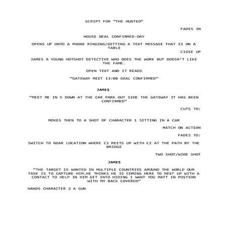 Final Task Script Pdf 