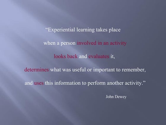 Experiential Learning for cbse students for nep 2020 | PDF