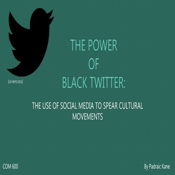 Twitter and Social movements | PPTX