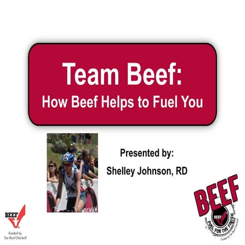Team BEEF: Beef Nutrition Overview | PPTX