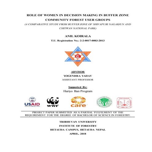 Final technical report anil koirala wwf | DOCX