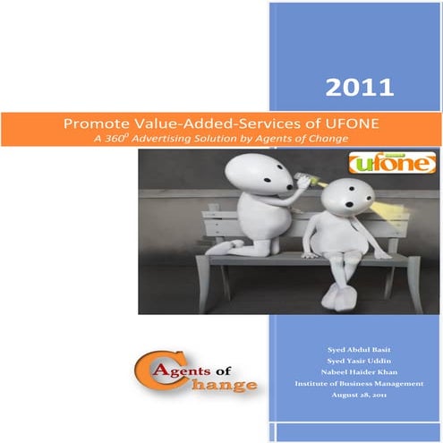 Advertising Campaign for Ufone VAS - A Telecom Marketing Report | PDF