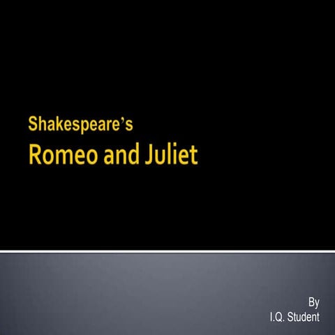 Romeo and Juliet Test | PPTX