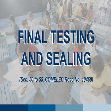 Final Testing and Sealing Watchers Seminar.pptx