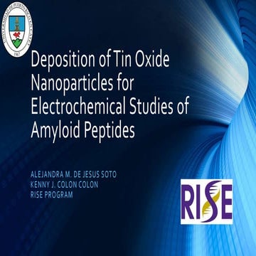 Deposition of Tin Oxide Nanoparticles for Electrochemical Studies of ...