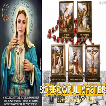 Sorrowful Mystery: Holy Rosary (Tuesday & Friday) with COVID19 Oratio ...