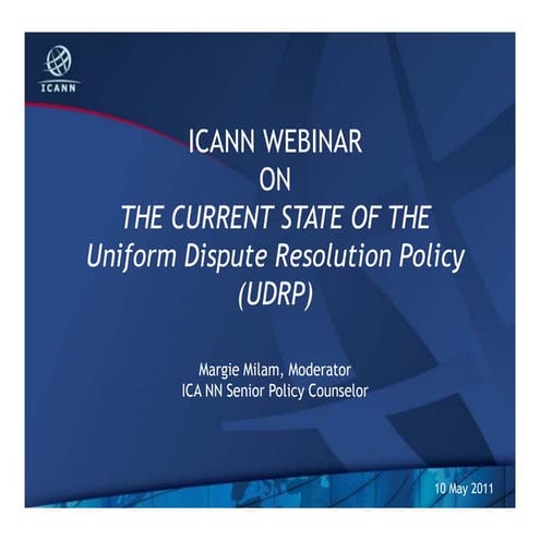 Final udrp webinar slidesv4 | PDF