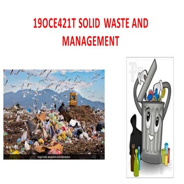 SOLD WASTE PPT, INTRODUCTION AND ITS TYPES | PPT