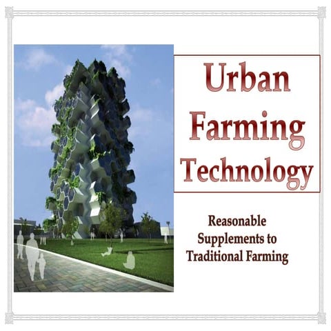 Urban Farming Technology | PPTX
