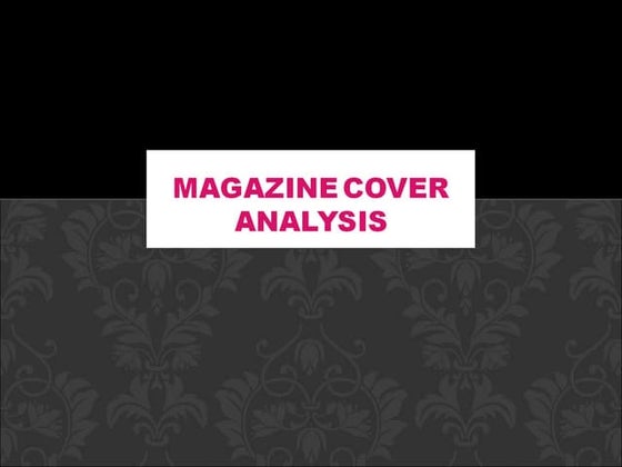Magazine contents page | PPT