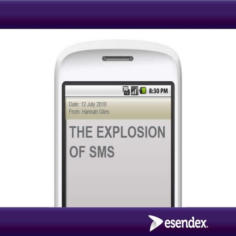 The Explosion of SMS | PPT | Business | Business and Finance