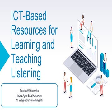 ICT-Based Resources for Learning and Teaching Listening | PPTX