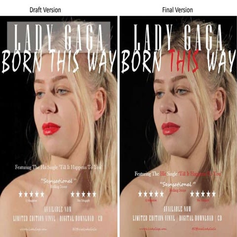 Draft Vs Final Ancillary Tasks | PPT