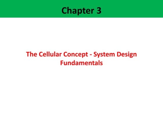 cell splitting and sectoring | PPT