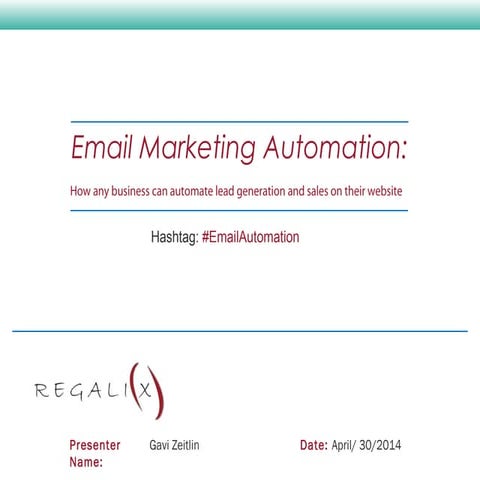 Final webinar slides email marketing automation | PPT | Email | Internet