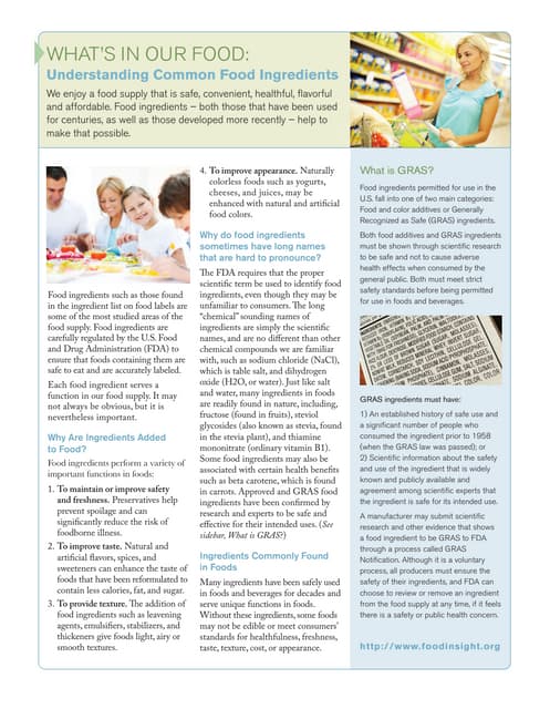 FOOD ADDITIVES USED IN BAKERY PRODUCT | PDF