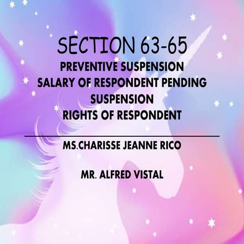 SECTION 63-65 | PPT