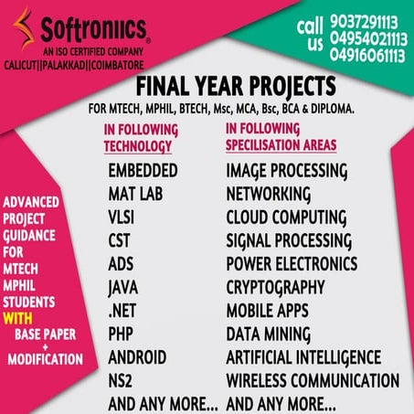 Final year project training | PPT