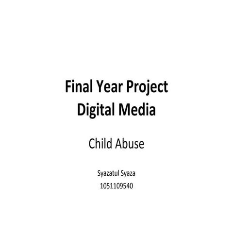 Final year project | PPT | Free Download