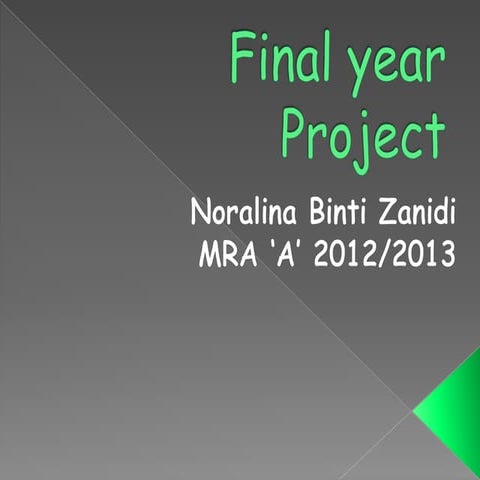 Final year project | PPTX