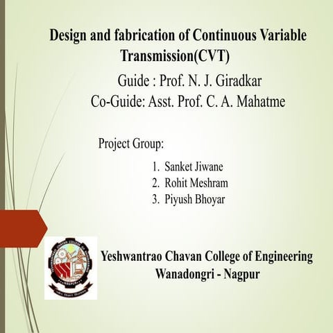 Final year project | PPT