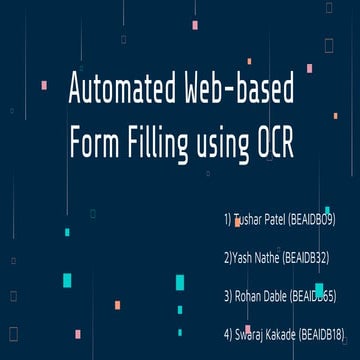 Final Year Project - Automated web based form filling using OCR.pptx