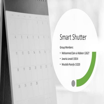 Smart Shutter | PPTX