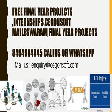 internship,final year project | PPTX