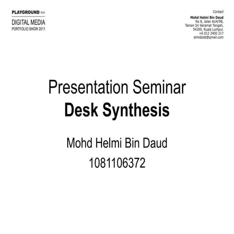 Final year project presentation | PPTX