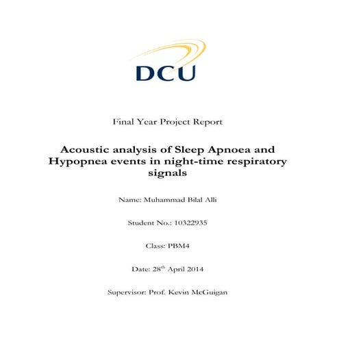 Arduino based wireless tracking of Sleep Apnea through monitoring of ...